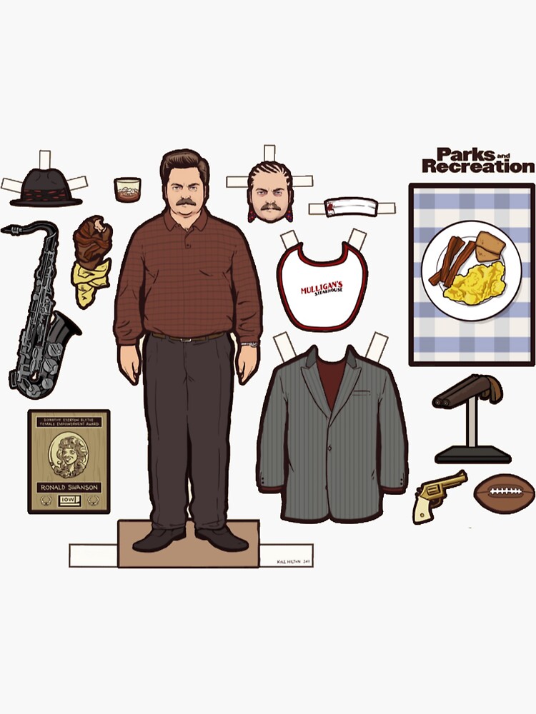 "Build a Ron" Sticker for Sale by swanspirate520 | Redbubble