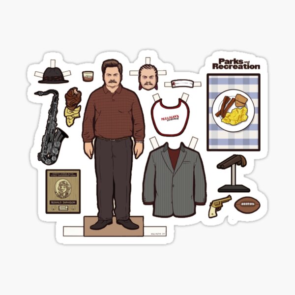 "Build a Ron" Sticker for Sale by swanspirate520 | Redbubble