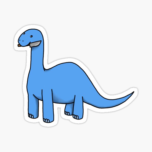"Cute little evil dinosaur " Sticker for Sale by EmGane | Redbubble