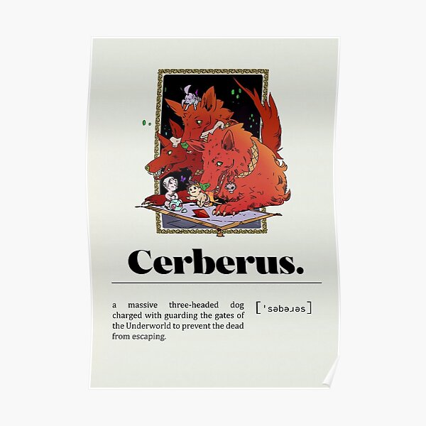 "Hades Cerberus" Poster for Sale by Brenda-Routh | Redbubble