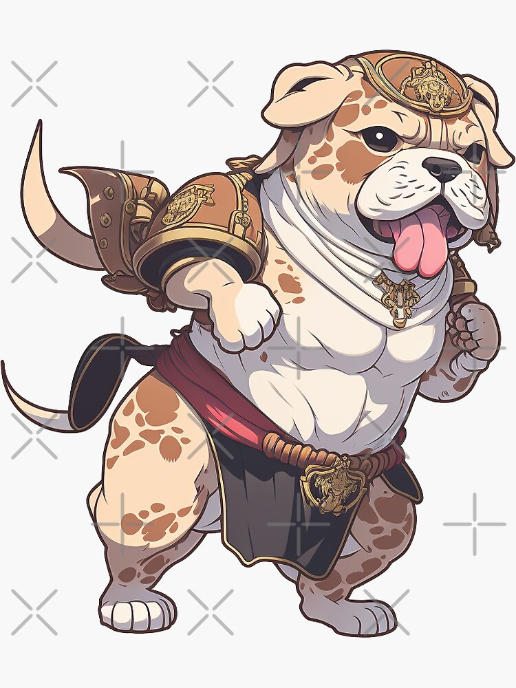 ""Jennifer" -Dog-girl Anime Waifu" Sticker for Sale by Waifu-Stickers ...