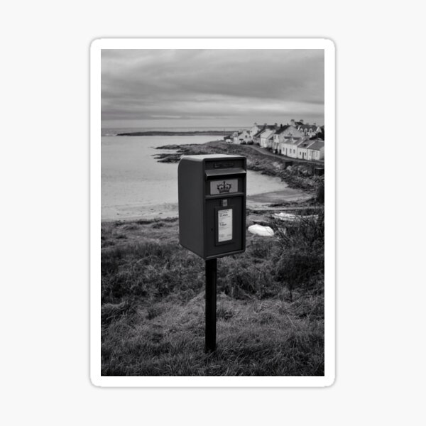 "Portnahaven Postbox Islay " Sticker for Sale by simplythewest | Redbubble