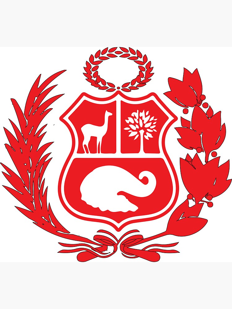 Escudo del Perú - Peru coat of arms - vintage design☮ Descubra a emoção ...