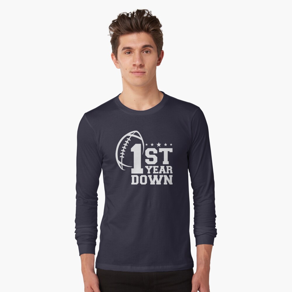"1st Year Down Football, Football Birthday gift | My First Football ...