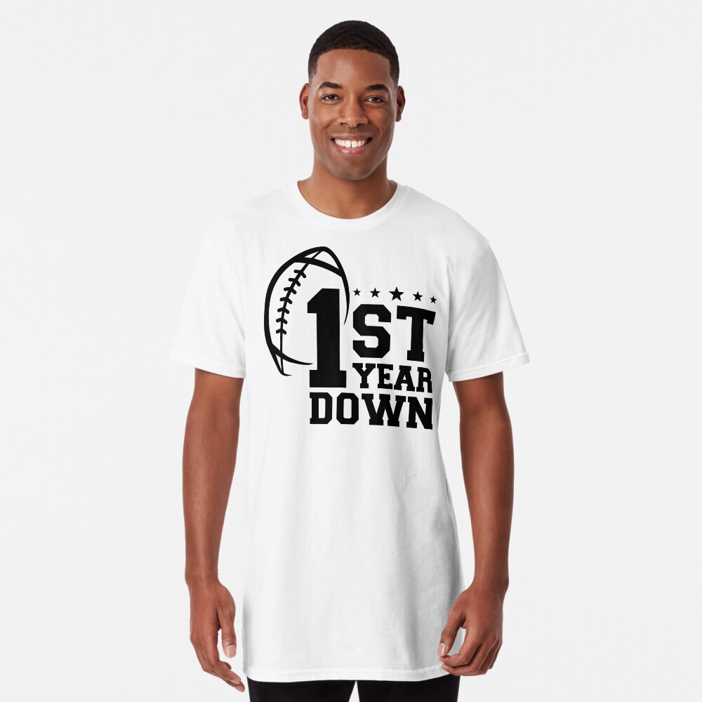 "1st Year Down Football, Football Birthday gift | My First Football ...