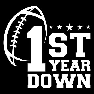 "1st Year Down Football, Football Birthday gift | My First Football ...