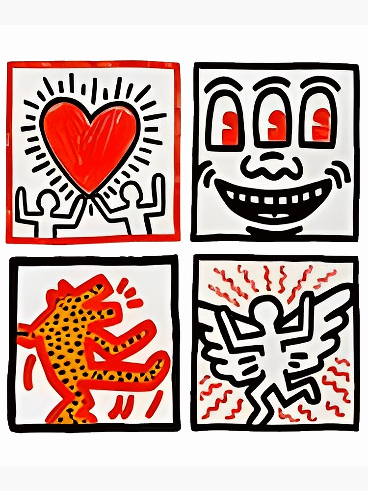 "Keith haring logo" Photographic Print for Sale by JaniChurchill ...