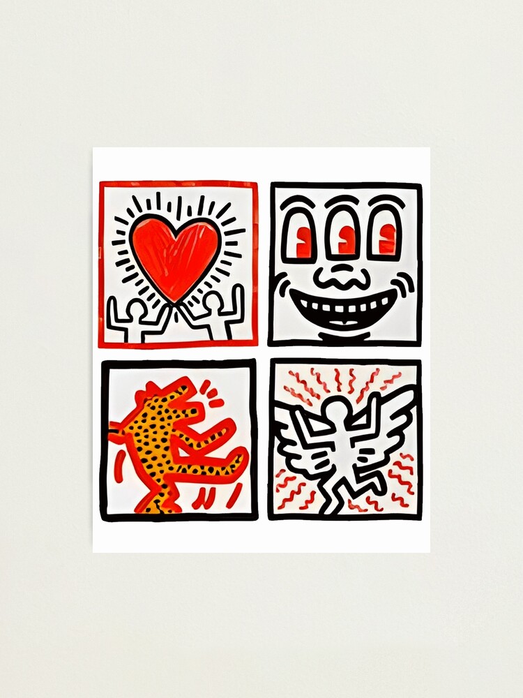"Keith haring logo" Photographic Print for Sale by JaniChurchill ...