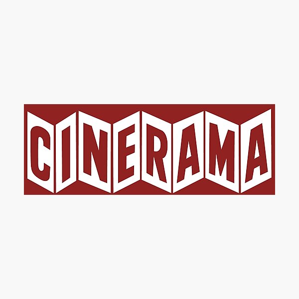 "Cinerama (white vintage logo)" Photographic Print for Sale by ...