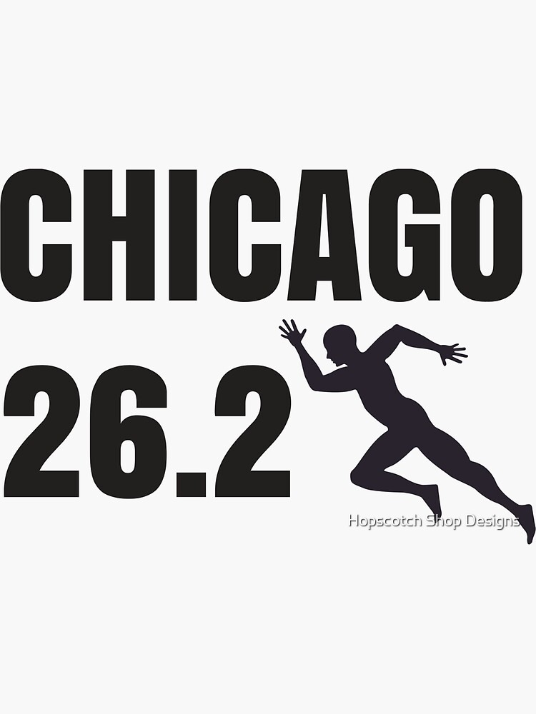 "Chicago Marathon Marathon Majors" Sticker by dfitts | Redbubble