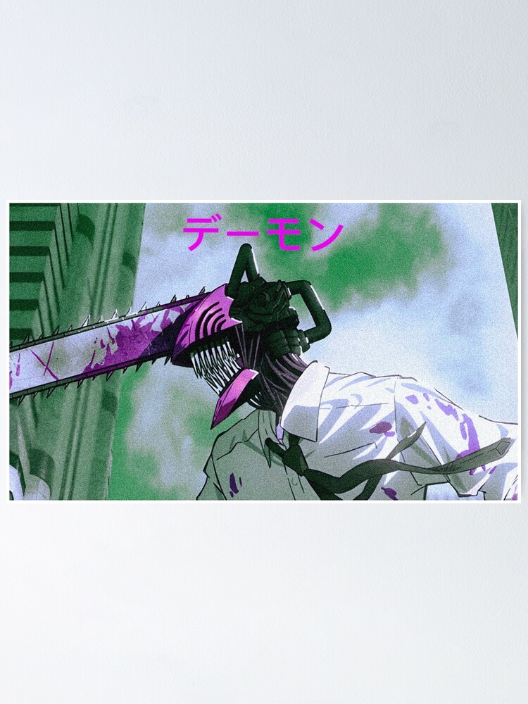 "Chainsaw man denji demon form" Poster for Sale by HatisMana | Redbubble