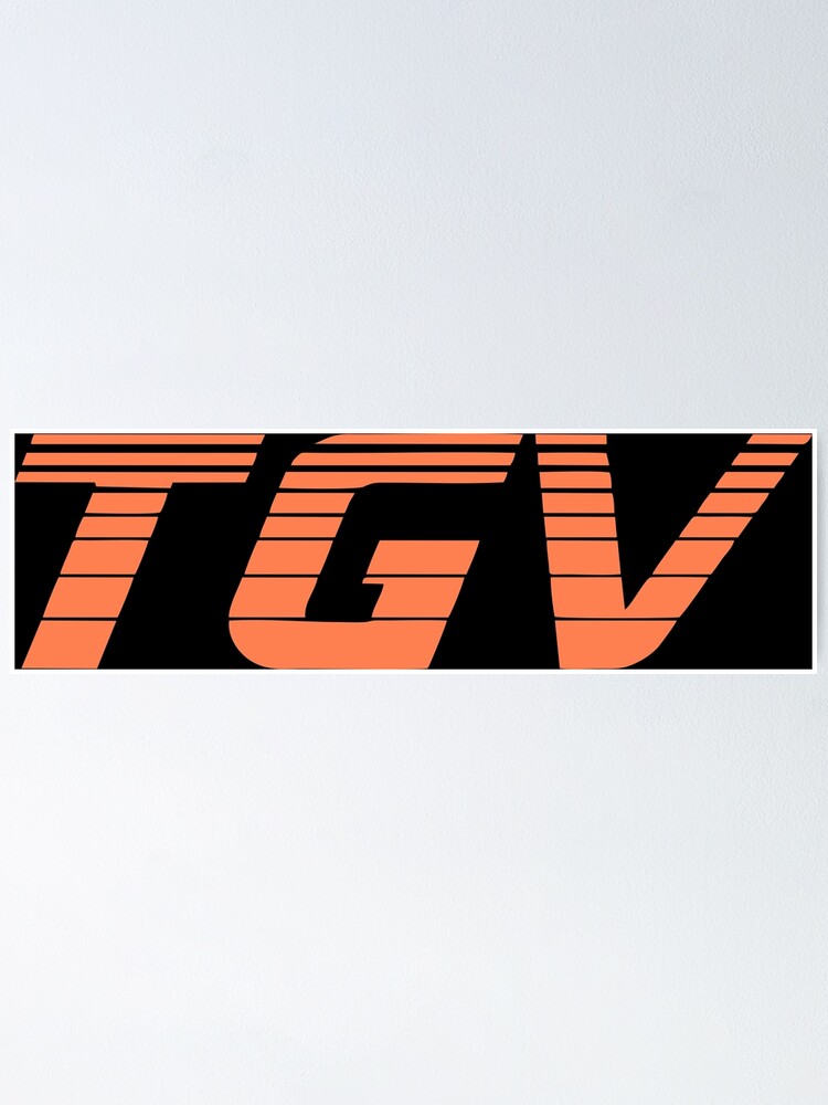 "Train-Vitesse TGV Merchandise" Poster for Sale by nepinola | Redbubble