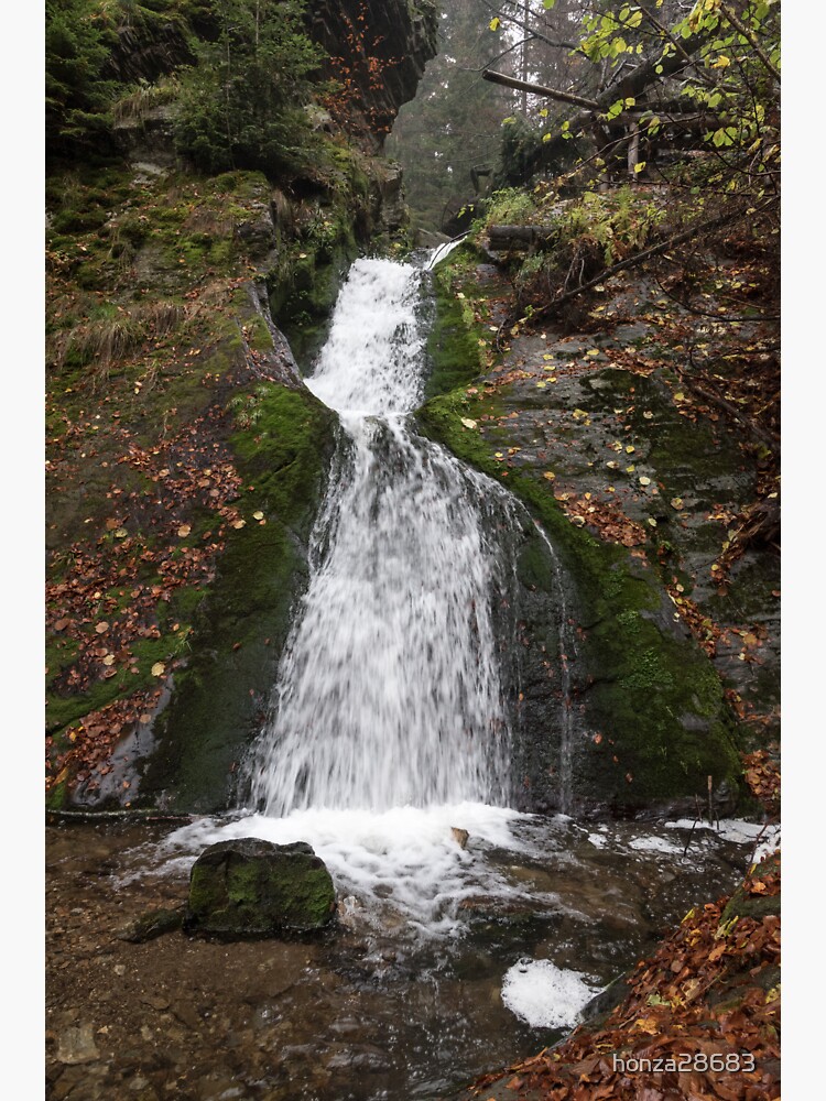 "waterfall with rocks around" Sticker for Sale by honza28683 | Redbubble