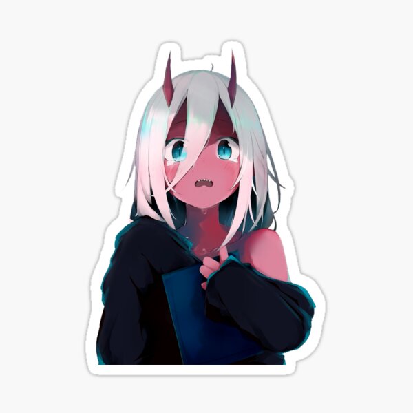 "Zero Two Kid" Sticker for Sale by KobyWelch | Redbubble