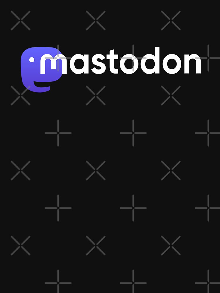 "Mastodon Logo" T-shirt for Sale by wavelounge | Redbubble | twitter t ...