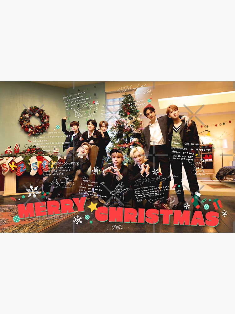 "Stray Kids SKZOO Merry Christmas XMAS KPOP tree snow korean kpop boy ...