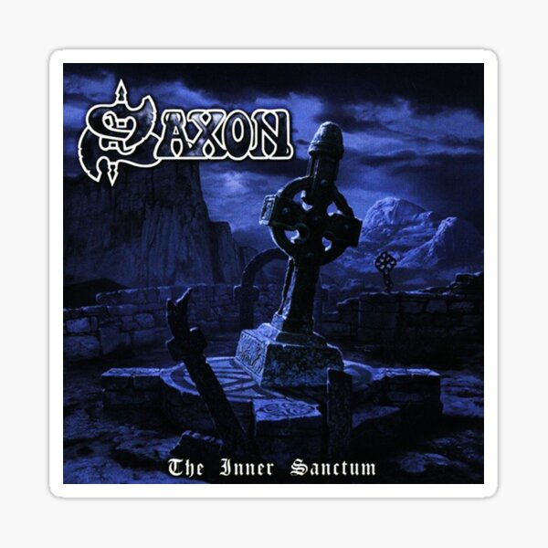 "Inner Sanctum Saxon" Sticker for Sale by Greyserrano | Redbubble