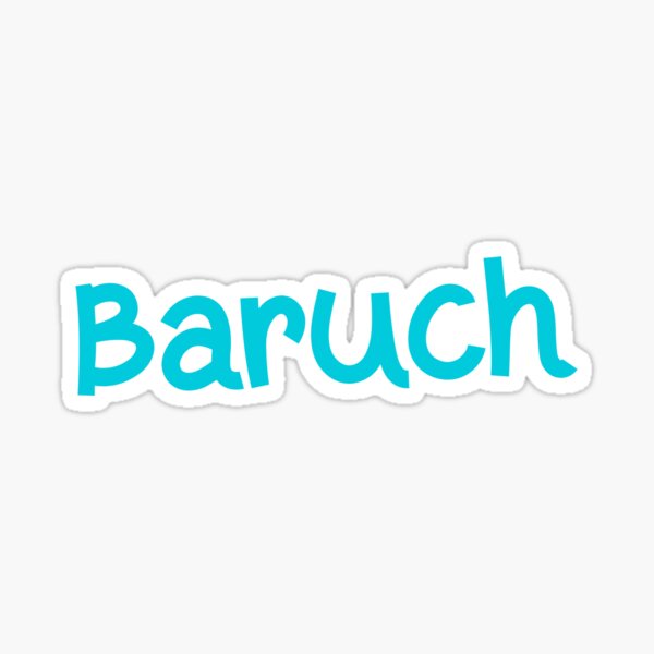 "Baruch, Funny Cool Best color art" Sticker for Sale by artdragongift ...