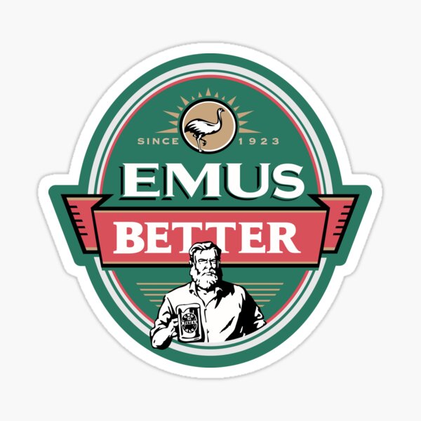 Emu Export Stickers | Redbubble