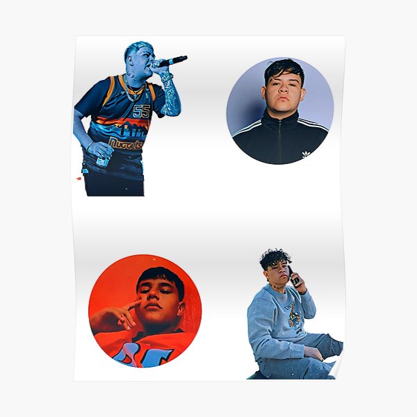 "Junior H Sticker Pack " Poster for Sale by loyalistwhiz | Redbubble