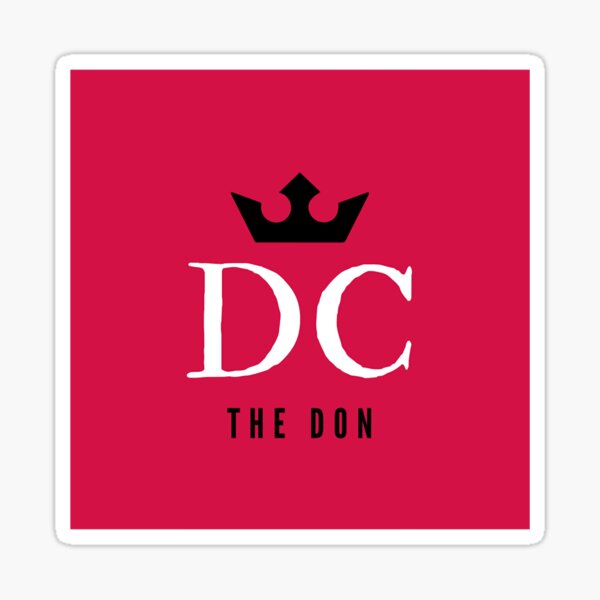"Dc The Don " Sticker for Sale by WineCounApparel | Redbubble