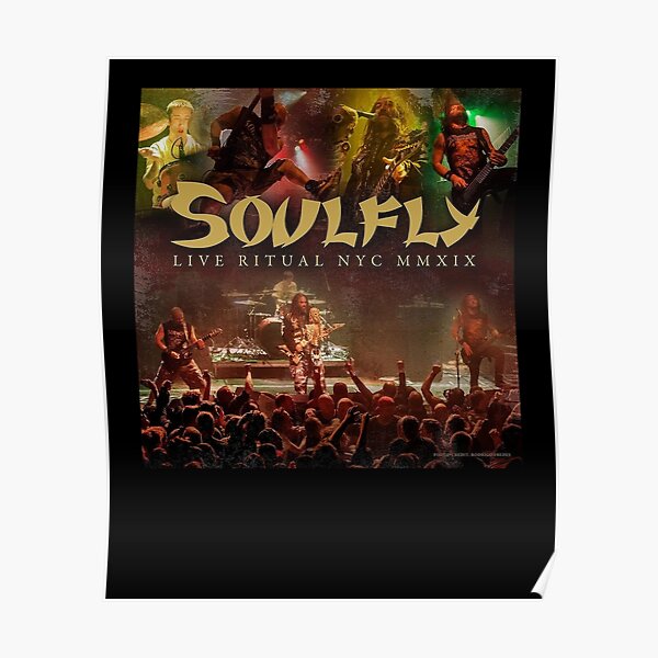 "Soulfly Live Ritual Nyc Mmxix Album Cover" Poster for Sale by ...