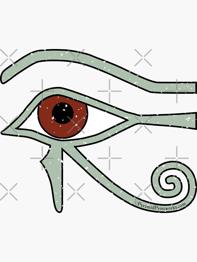 "Eye of Horus Ancient Egyptian Symbol of Protection in Green (B ...