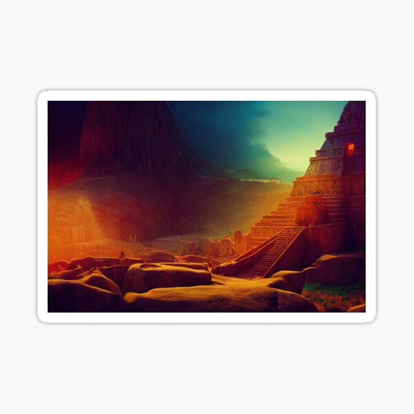 "City of Uruk, Sumer " Sticker for Sale by OccultDreams | Redbubble