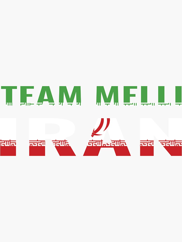 "Team Melli Iran World Cup Qatar 2022-Football Soccer " Sticker for ...