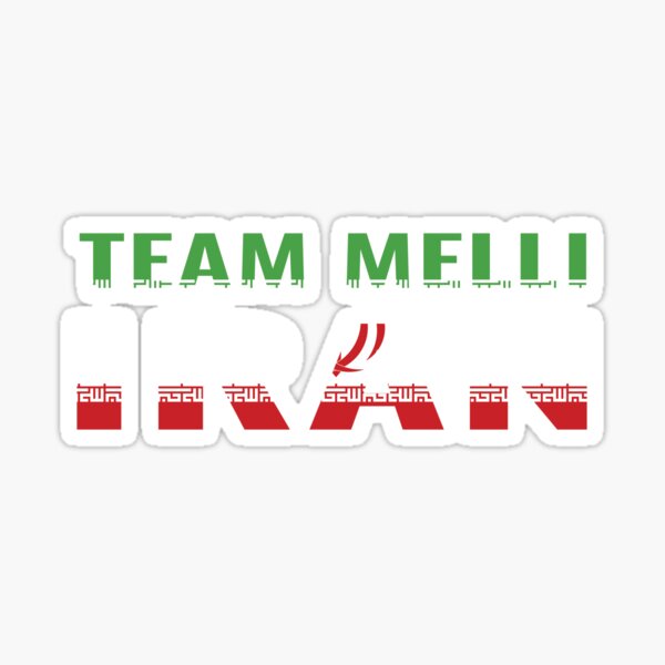 "Team Melli Iran World Cup Qatar 2022-Football Soccer " Sticker for ...