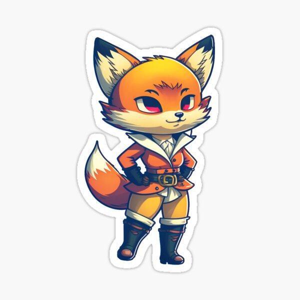""Dawn" - Fox-girl Anime Waifu " Sticker for Sale by Waifu-Stickers ...
