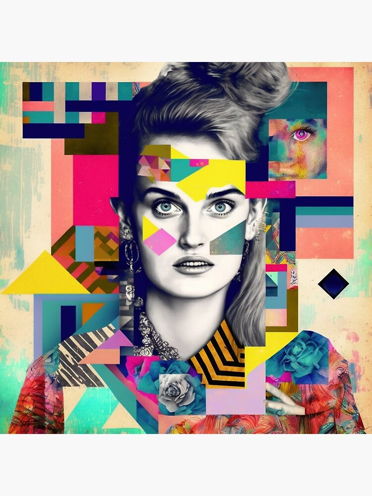 "Beautiful Woman Collage Pop Art " Poster for Sale by LazyLucidity ...