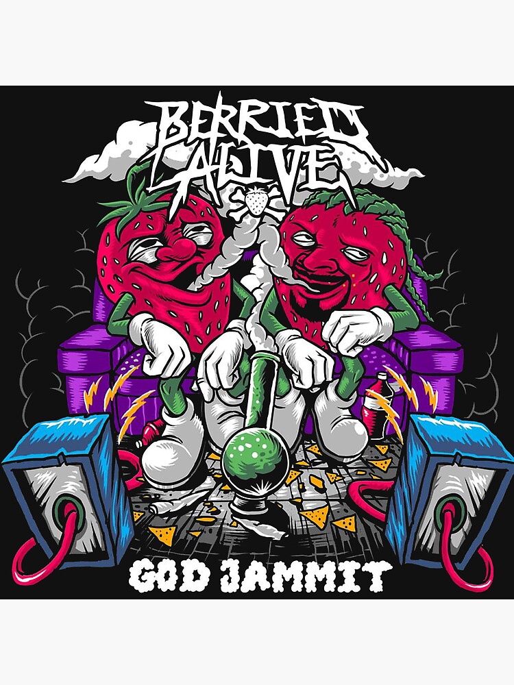 "berried alive logo trending" Sticker for Sale by dflaverty7 | Redbubble