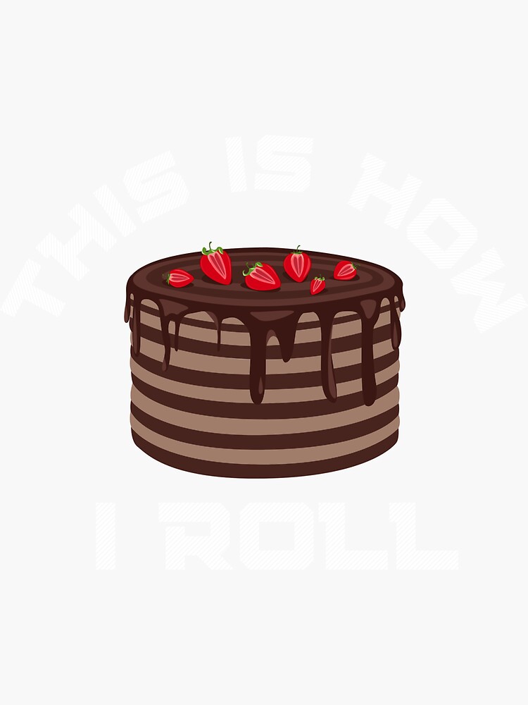 "Vintage This is how I roll cool illustration " Sticker for Sale by ...