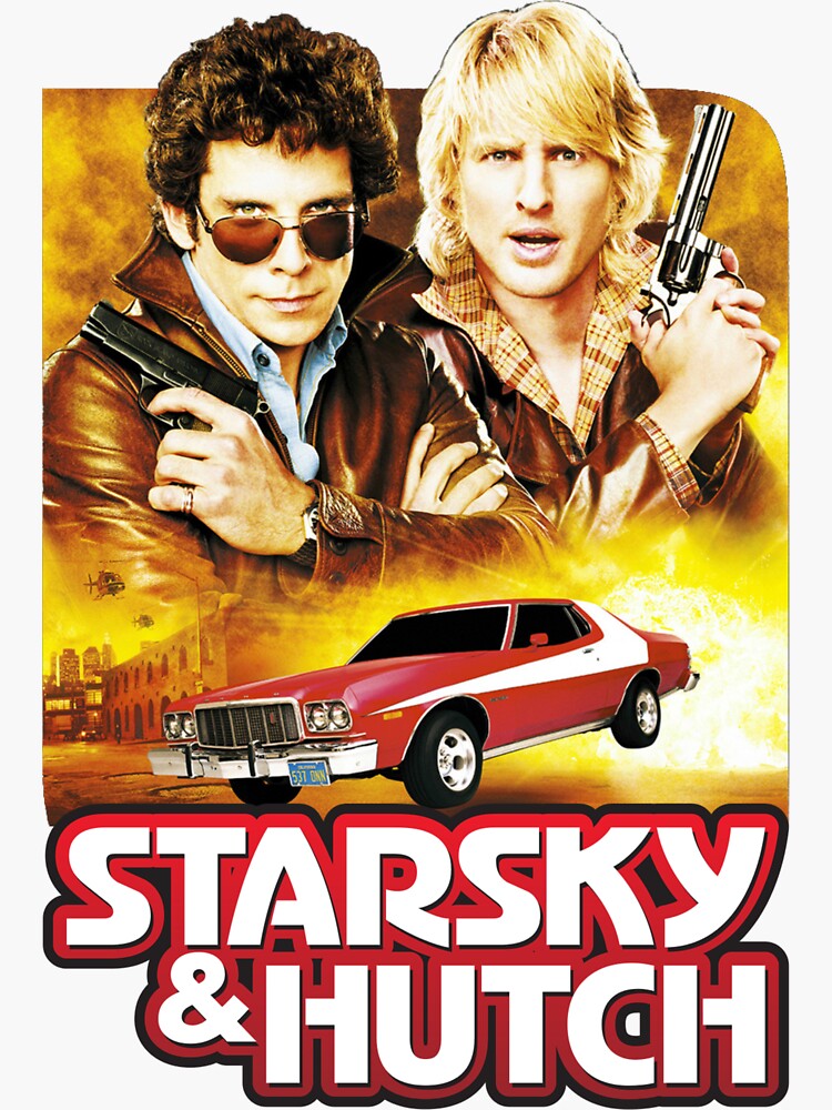 "STARSKY AND HUTCH" Sticker for Sale by hildebrandz | Redbubble
