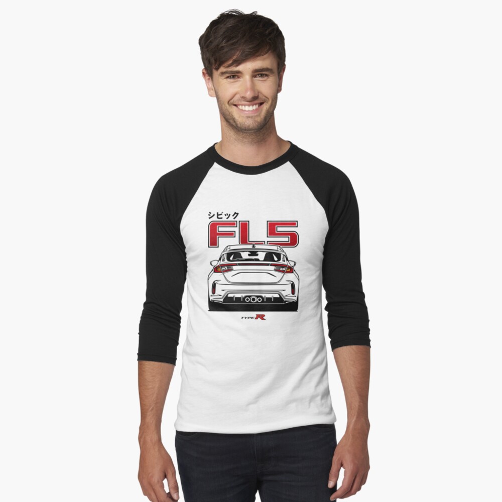 "Civic Type R FL5 Black Print" Sticker for Sale by idrdesign | Redbubble