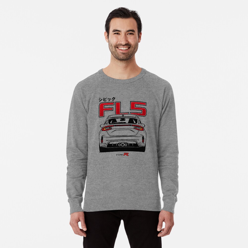 "Civic Type R FL5 Black Print" Sticker for Sale by idrdesign | Redbubble