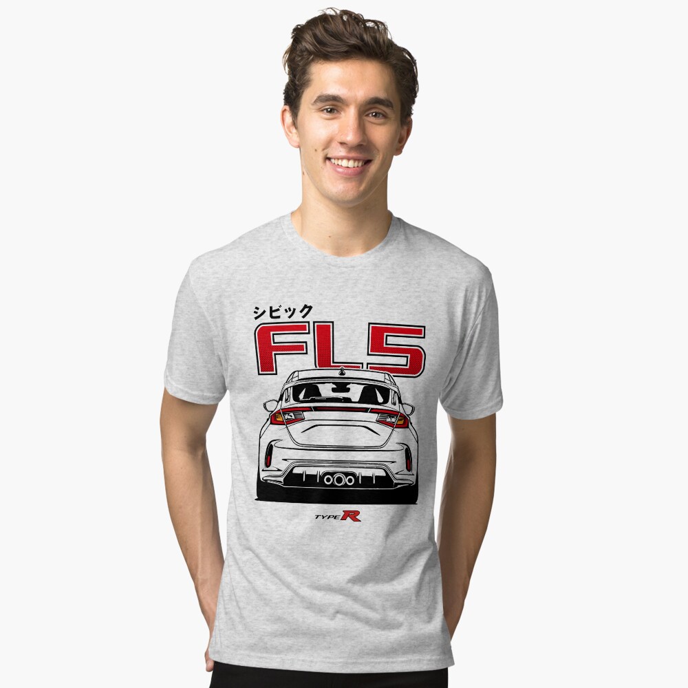 "Civic Type R FL5 Black Print" Sticker for Sale by idrdesign | Redbubble