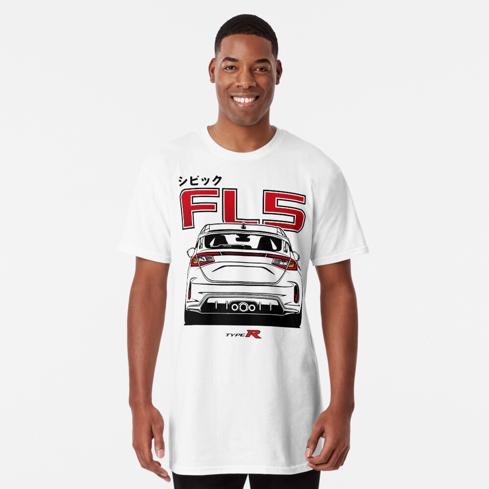 "Civic Type R FL5 Black Print" Sticker for Sale by idrdesign | Redbubble
