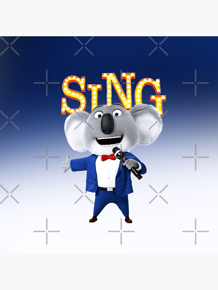 "Sing movie unique design " Sticker for Sale by Lckees | Redbubble