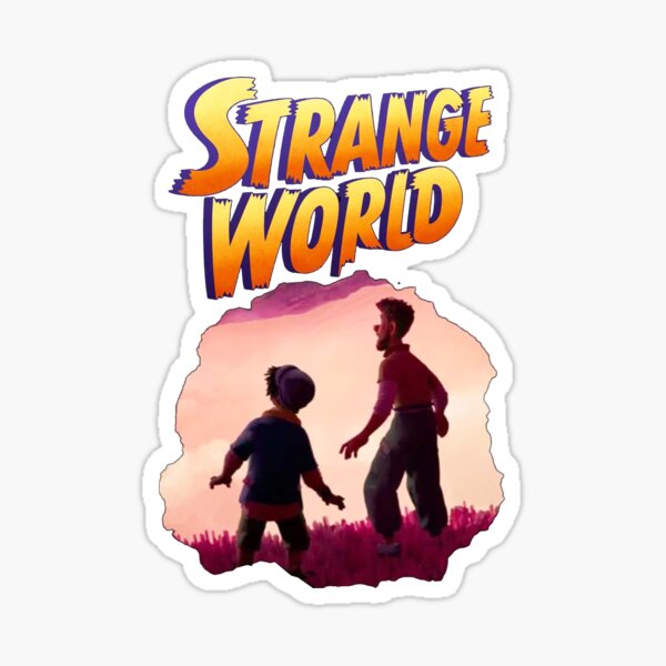 "Strange World Animated Film" Sticker for Sale by enterurl | Redbubble