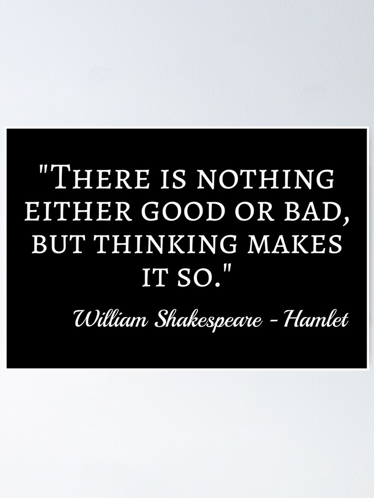 "Hamlet Quote I - Classic Style" Poster for Sale by lemon-pepper ...