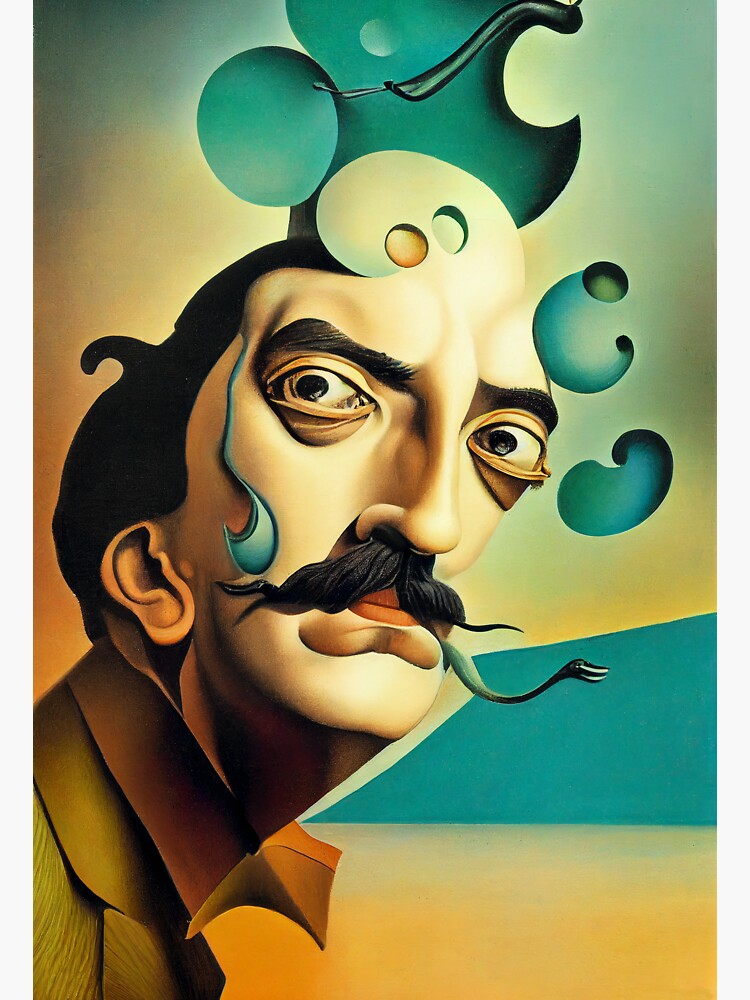 "Salvador Dali" Sticker for Sale by Rostara | Redbubble