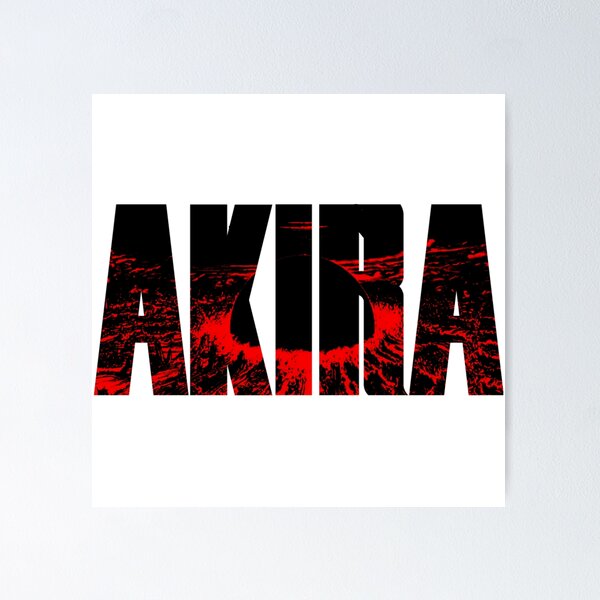 "Akira Logo Bomb" Poster by Robin- | Redbubble
