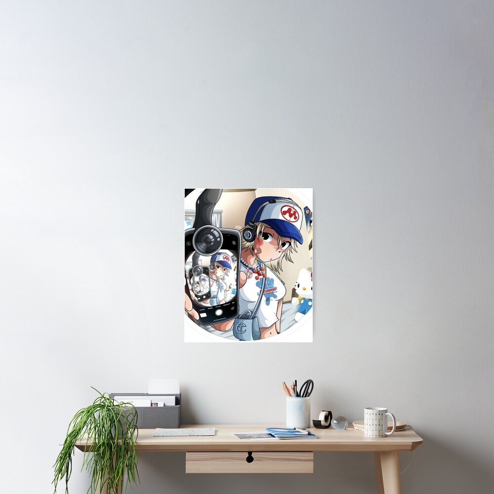 "fish eye pfp Anime- Funny" Poster for Sale by PrimeT-shit | Redbubble