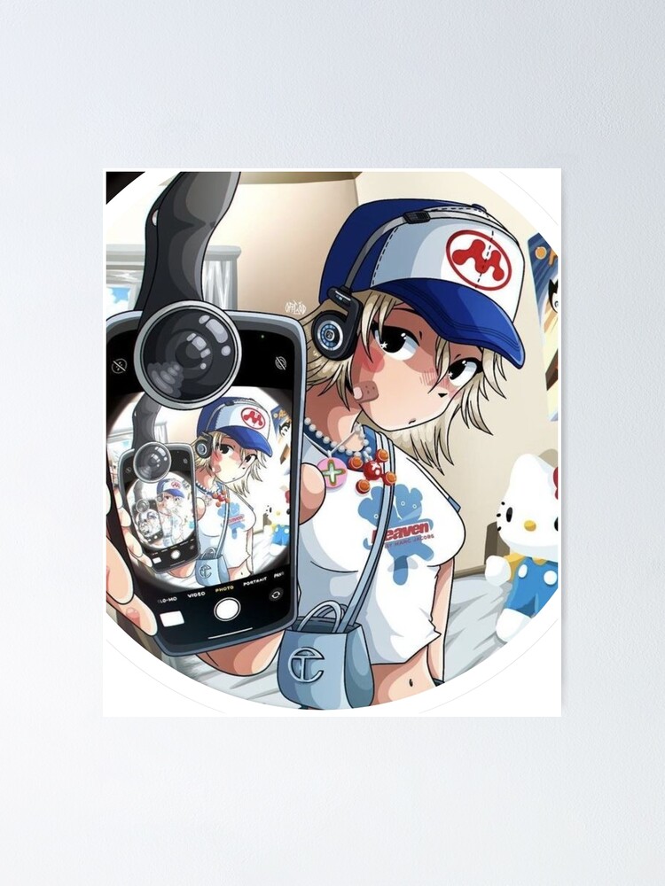 "fish eye pfp Anime- Funny" Poster for Sale by PrimeT-shit | Redbubble
