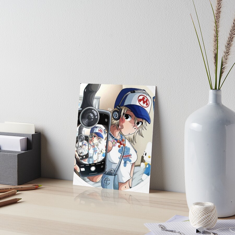 "fish eye pfp Anime- Funny" Art Board Print for Sale by PrimeT-shit ...