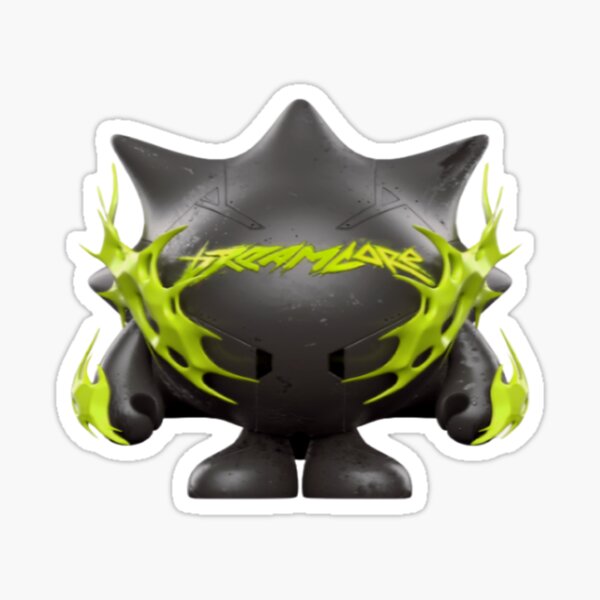 "NFT art toy "Design of a figurine called Dreamcore". " Sticker for ...