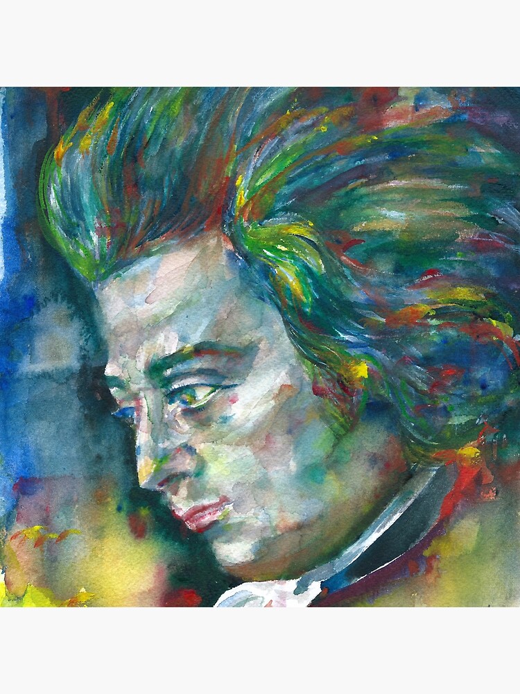 "WOLFGANG AMADEUS MOZART watercolor portrait.3" Tote Bag for Sale by ...