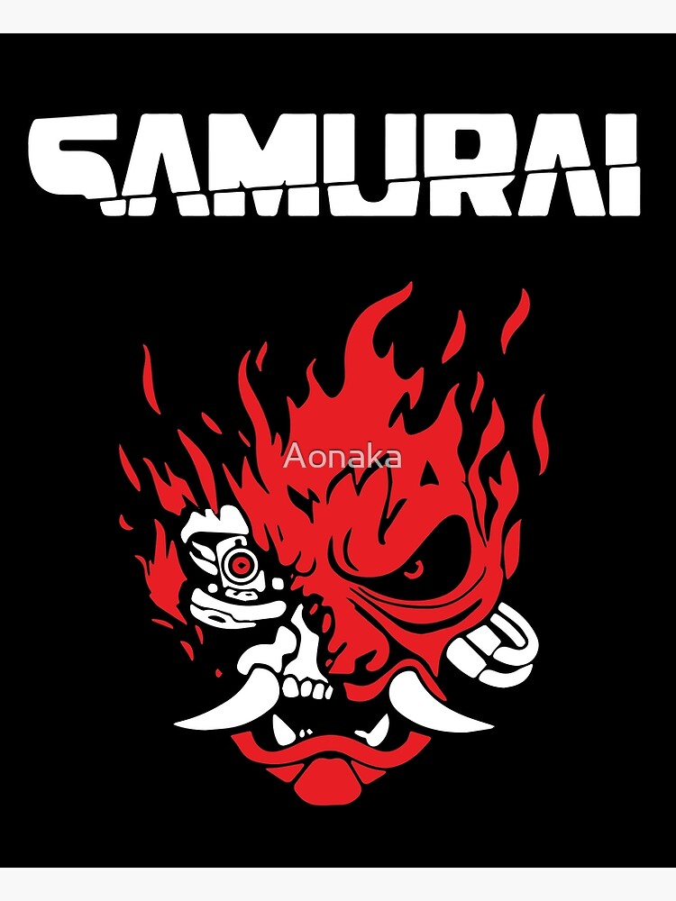 "Samurai" Poster by Aonaka | Redbubble